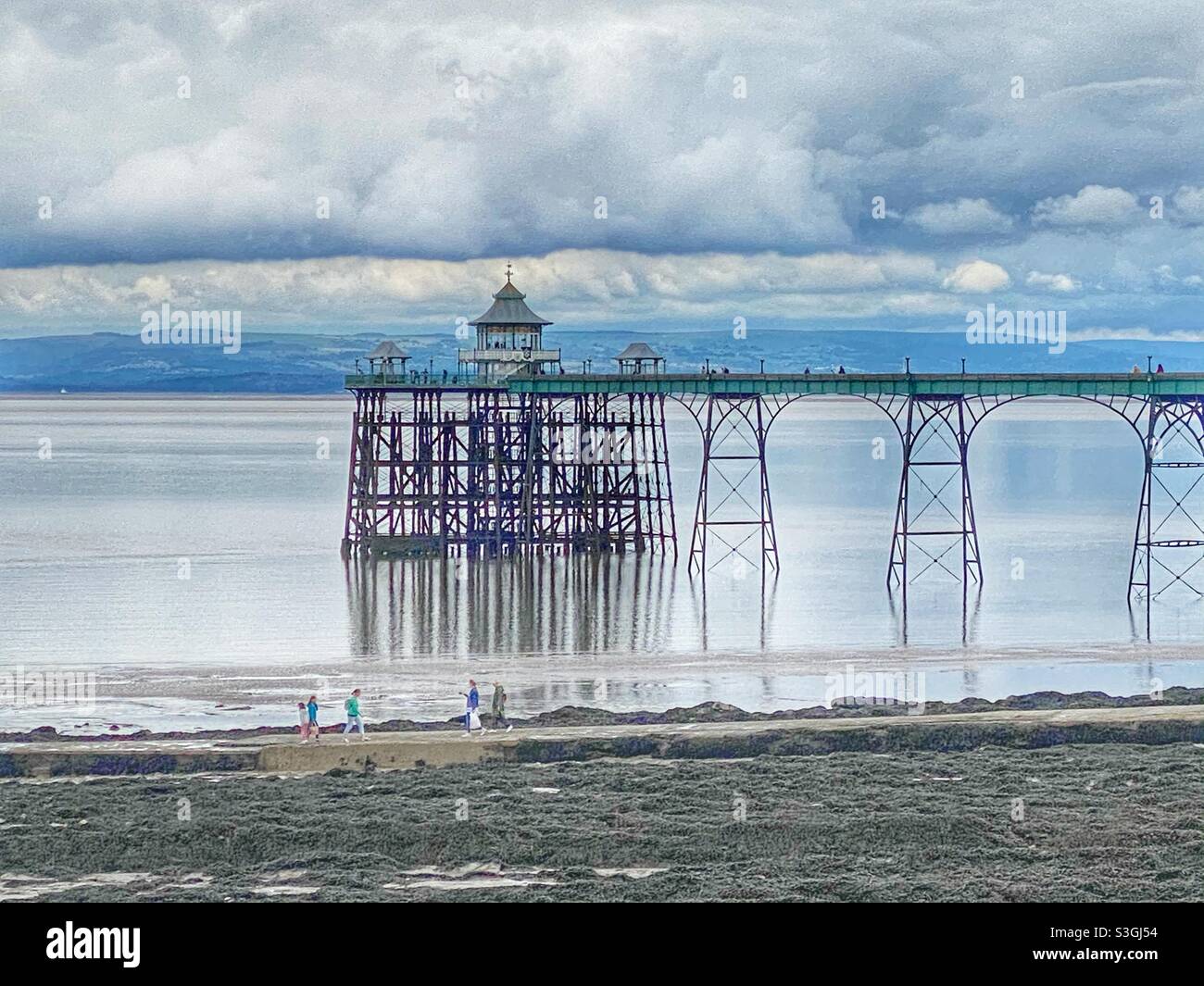 Clevedon Pier, Bristol, Avon, Southwest England, a Grade 1 Victorian ...