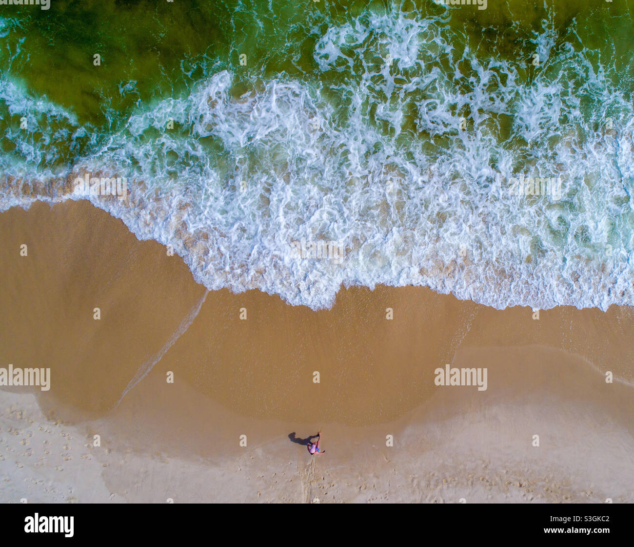 Aerial view of the surf Stock Photo - Alamy