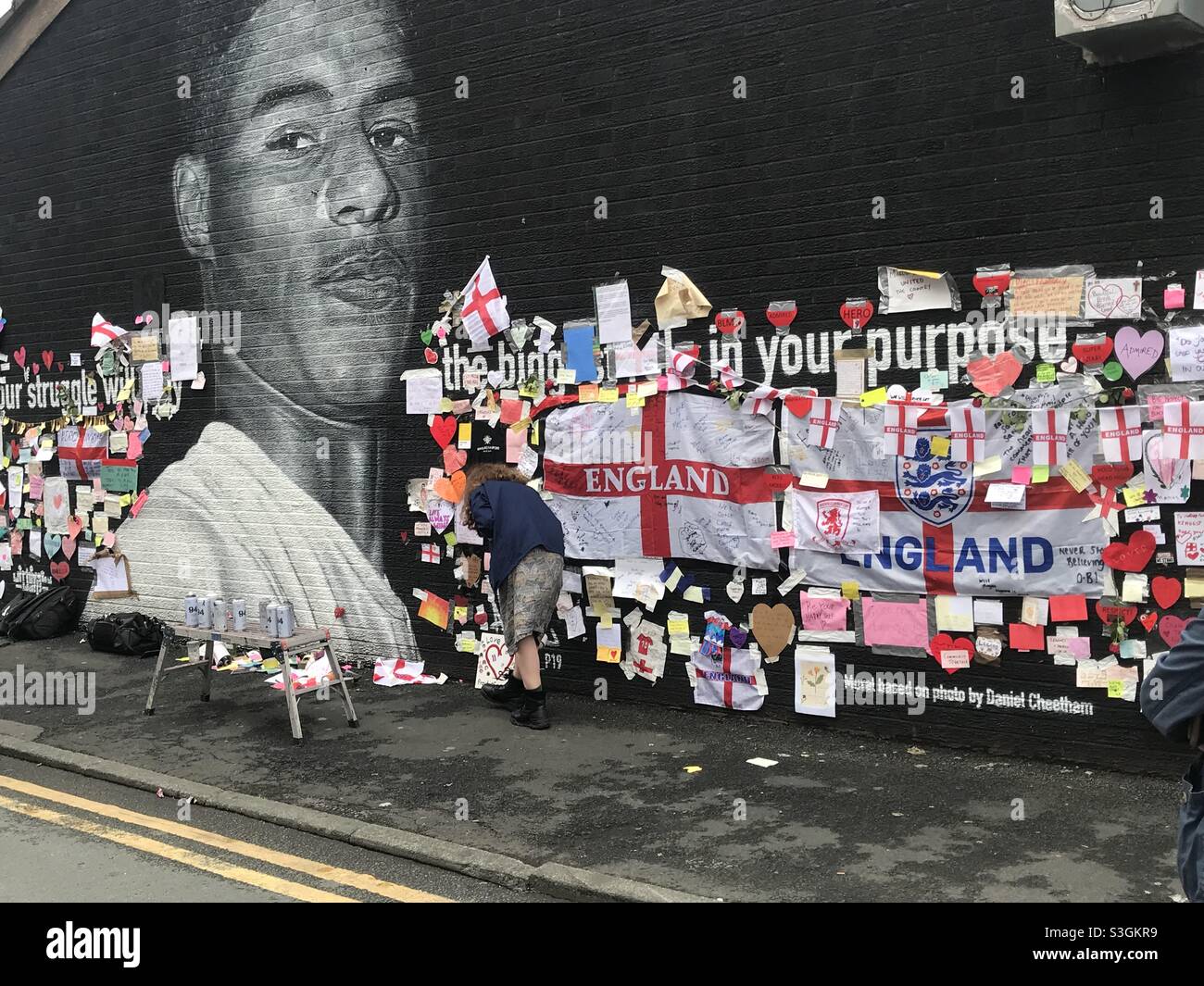 Marcus Rashford mural, withington, Manchester Stock Photo - Alamy