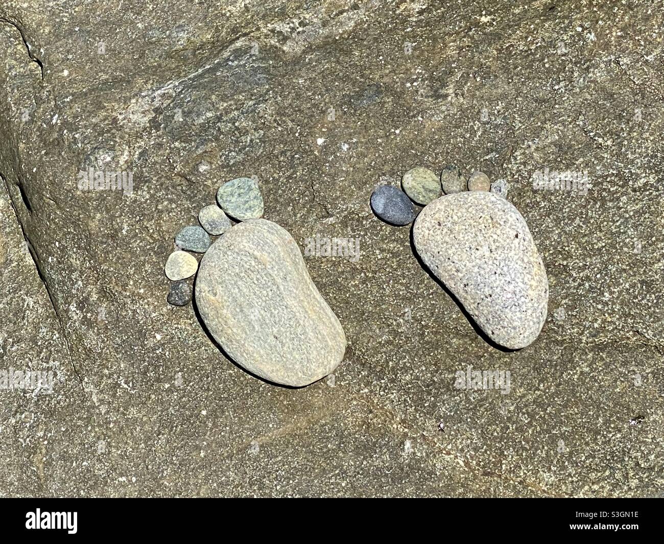 Footprint foot hi-res stock photography and images - Alamy