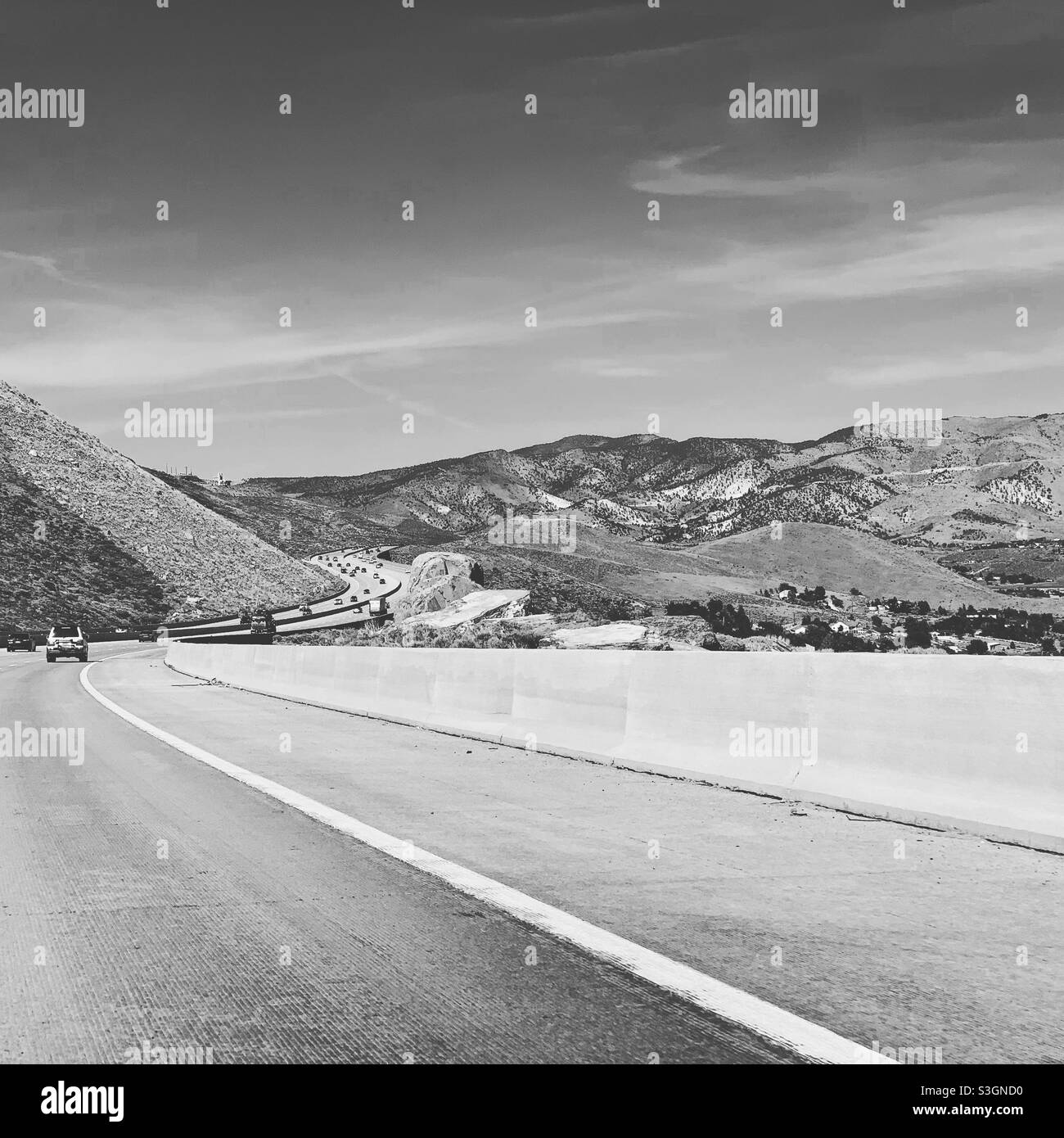 Reno highway hi-res stock photography and images - Alamy