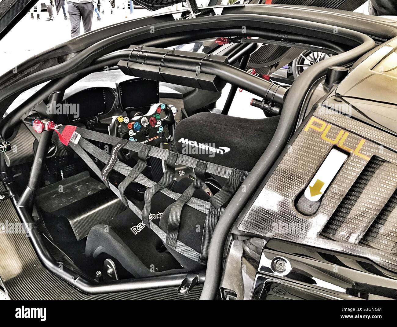 Mclaren 720s GT3X Race Car cockpit - Goodwood Festival of Speed 2021 ...