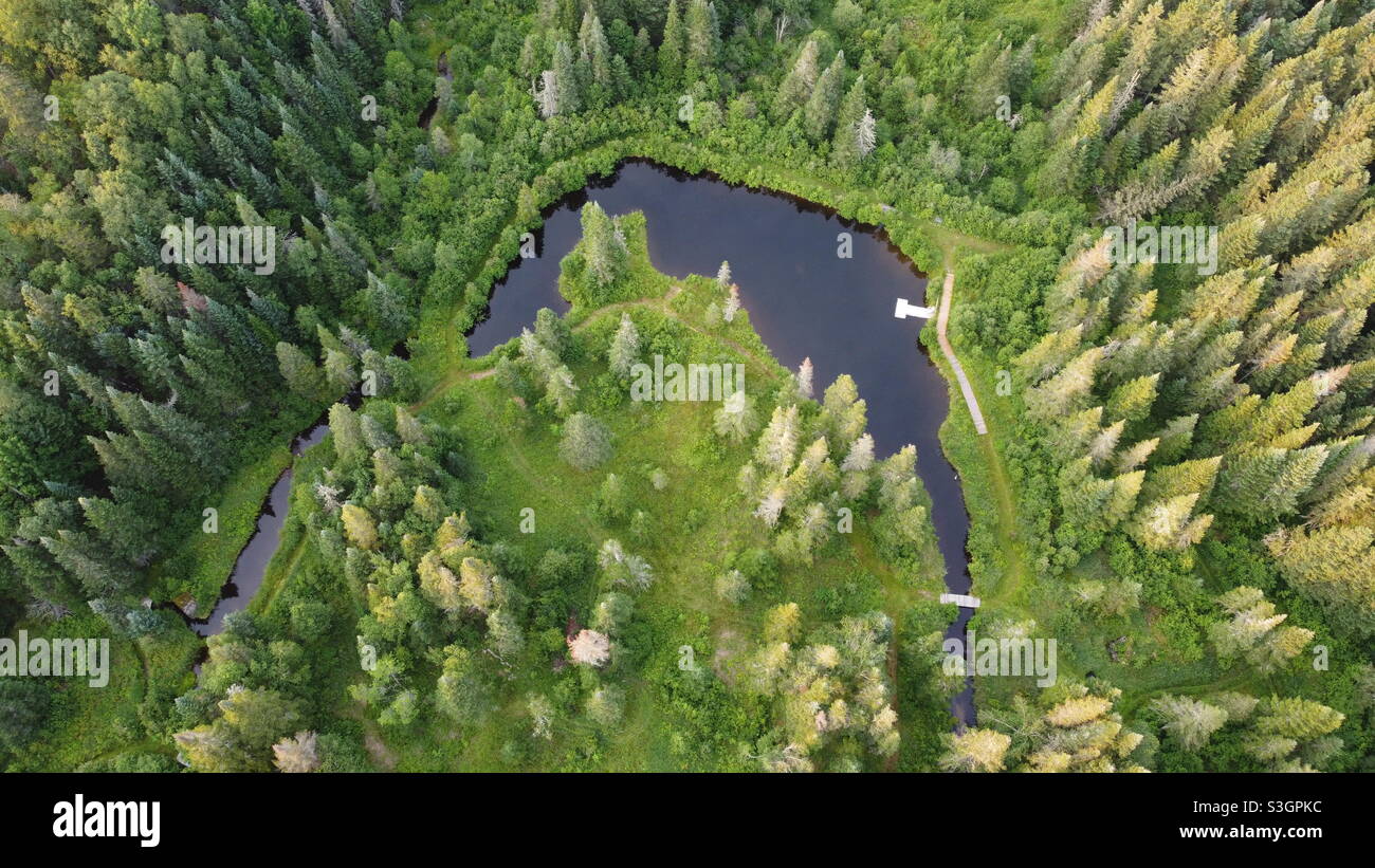 Canada water aerial hi-res stock photography and images - Alamy