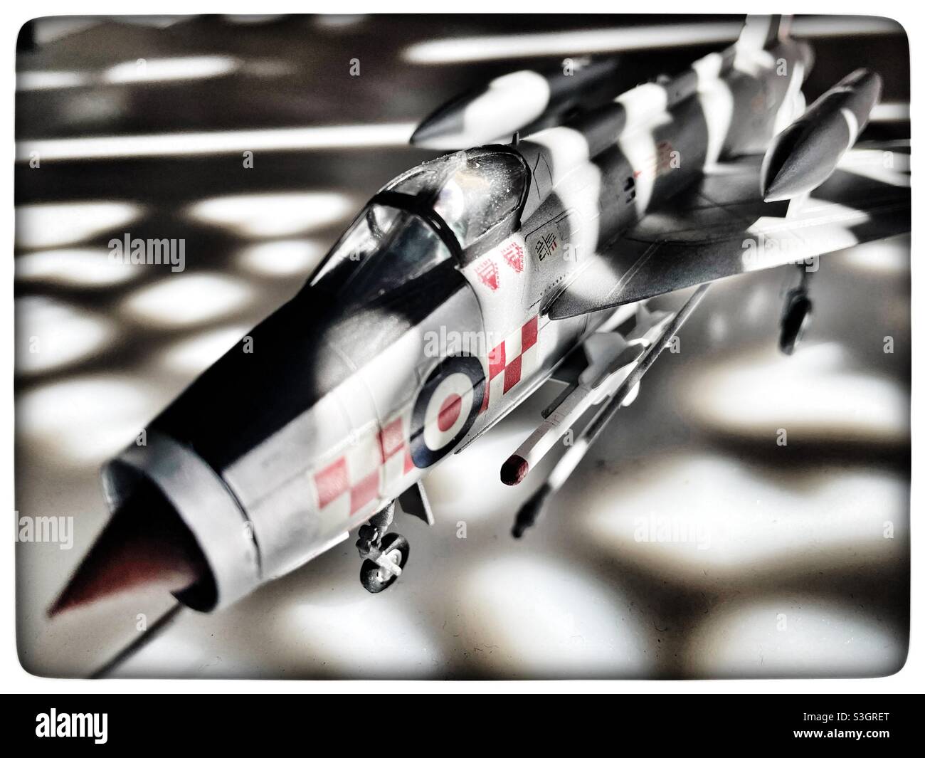 1/72 scale model Lightning aircraft Stock Photo - Alamy