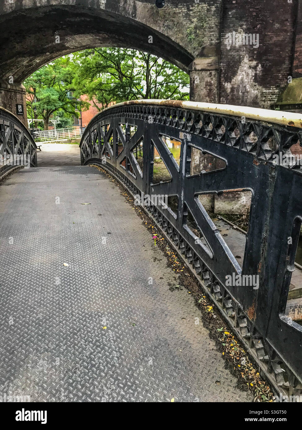 Castlefield bridge, Manchester Stock Photo - Alamy