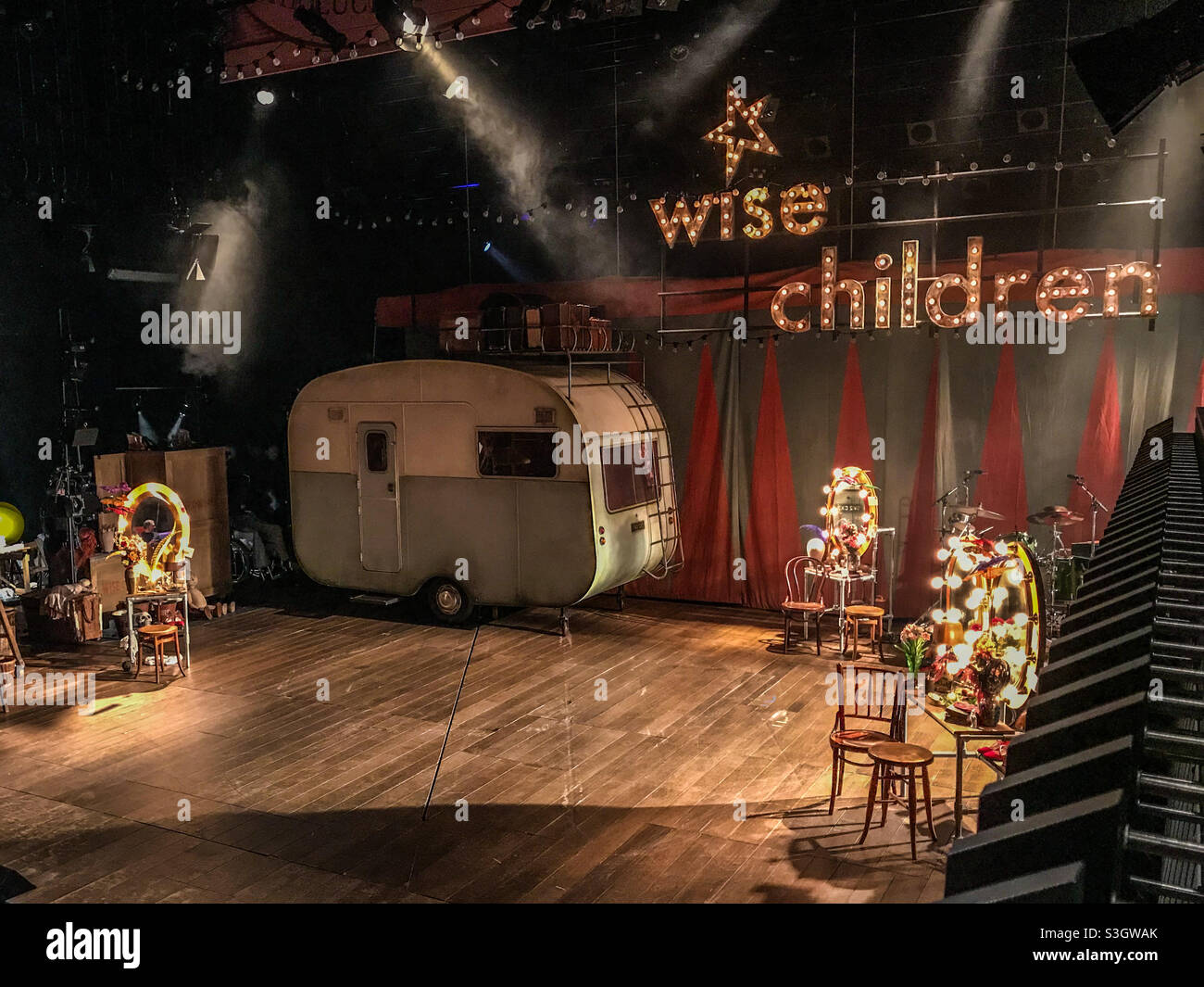 Home theatre stage, Manchester Stock Photo - Alamy
