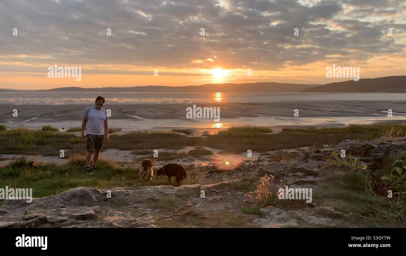 Dogs sundown hi-res stock photography and images - Alamy