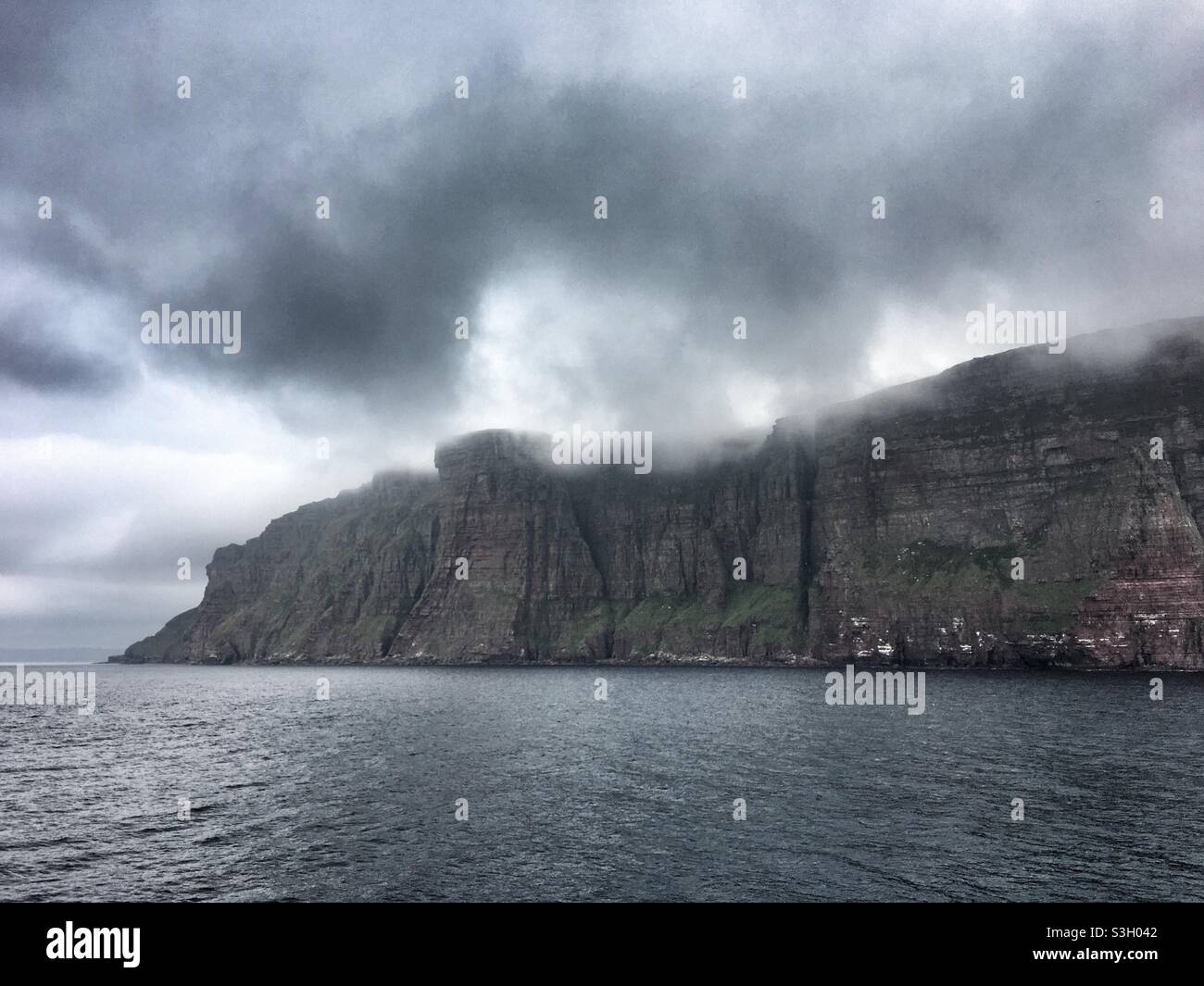 The island of Hoy, one of the islands of the Orkney archipelago north ...