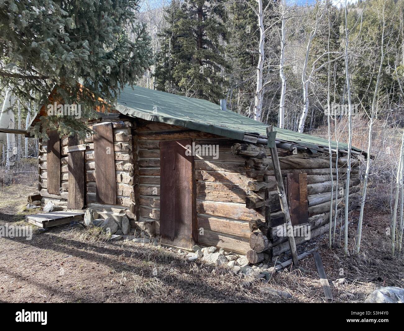 Of old abandoned cabin hi-res stock photography and images - Alamy