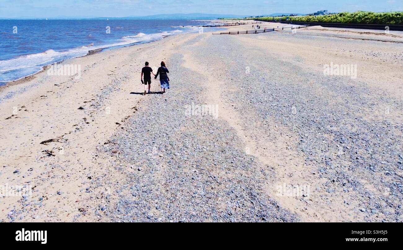 Romantic beach walk hi-res stock photography and images - Alamy