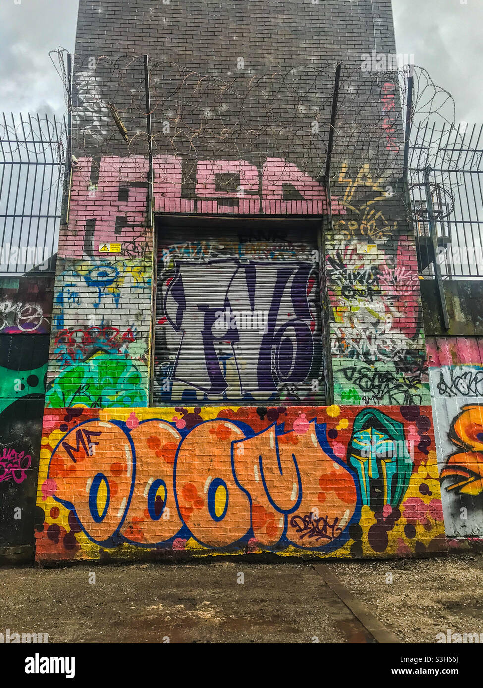 Local graffiti, Manchester Stock Photo - Alamy