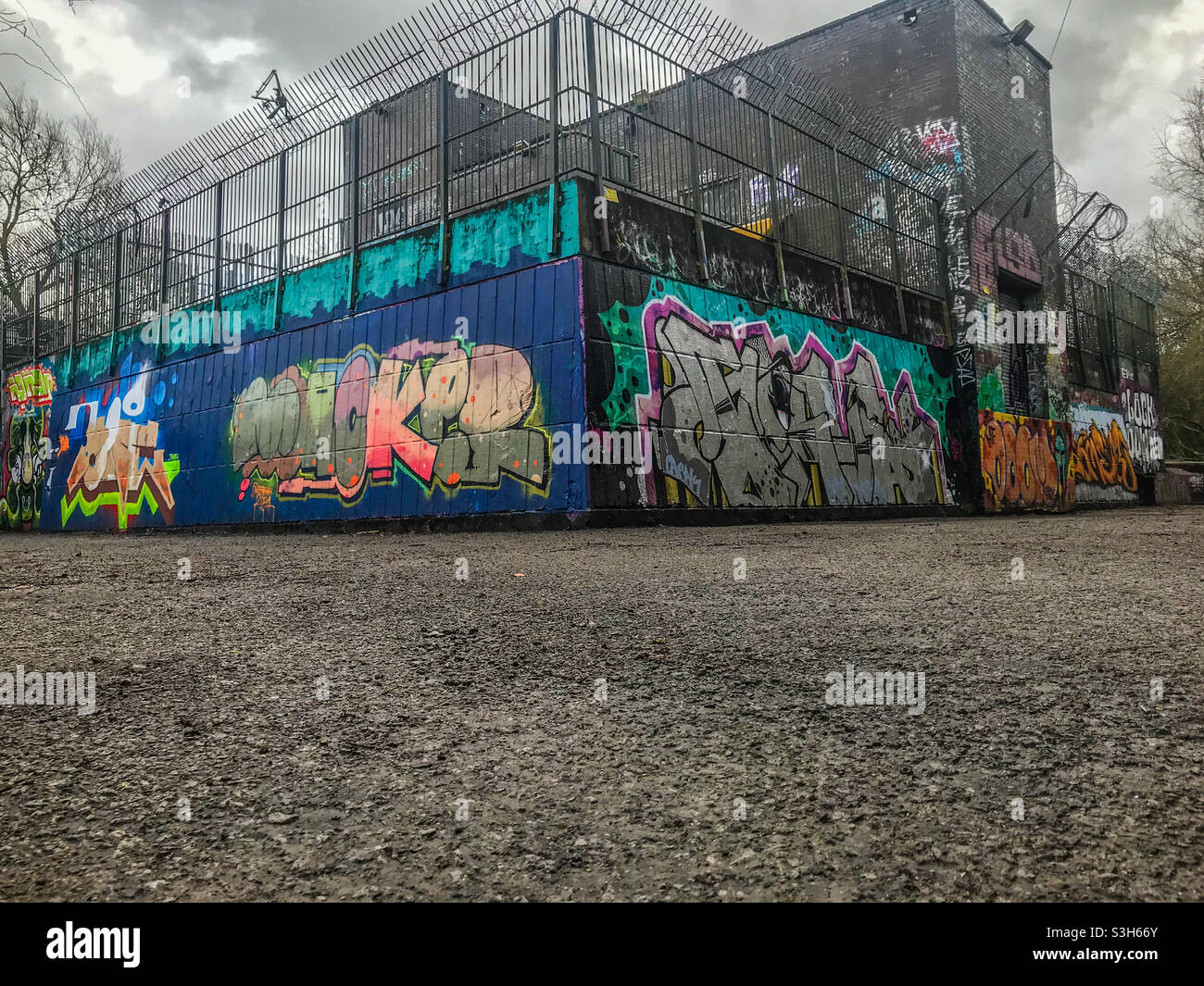 Local graffiti, Manchester Stock Photo - Alamy