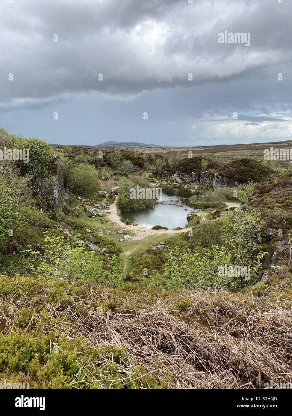 Haytor quarry hi-res stock photography and images - Alamy