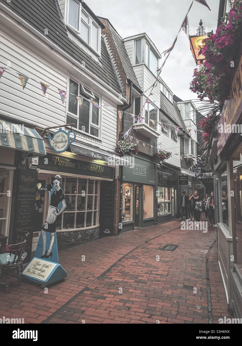 The Lanes, Brighton Stock Photo - Alamy