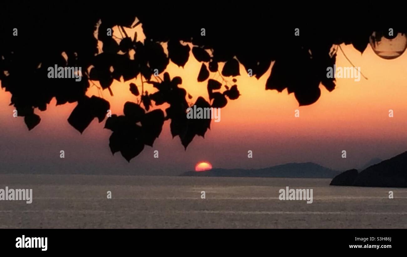 Sunset corfu hi-res stock photography and images - Alamy