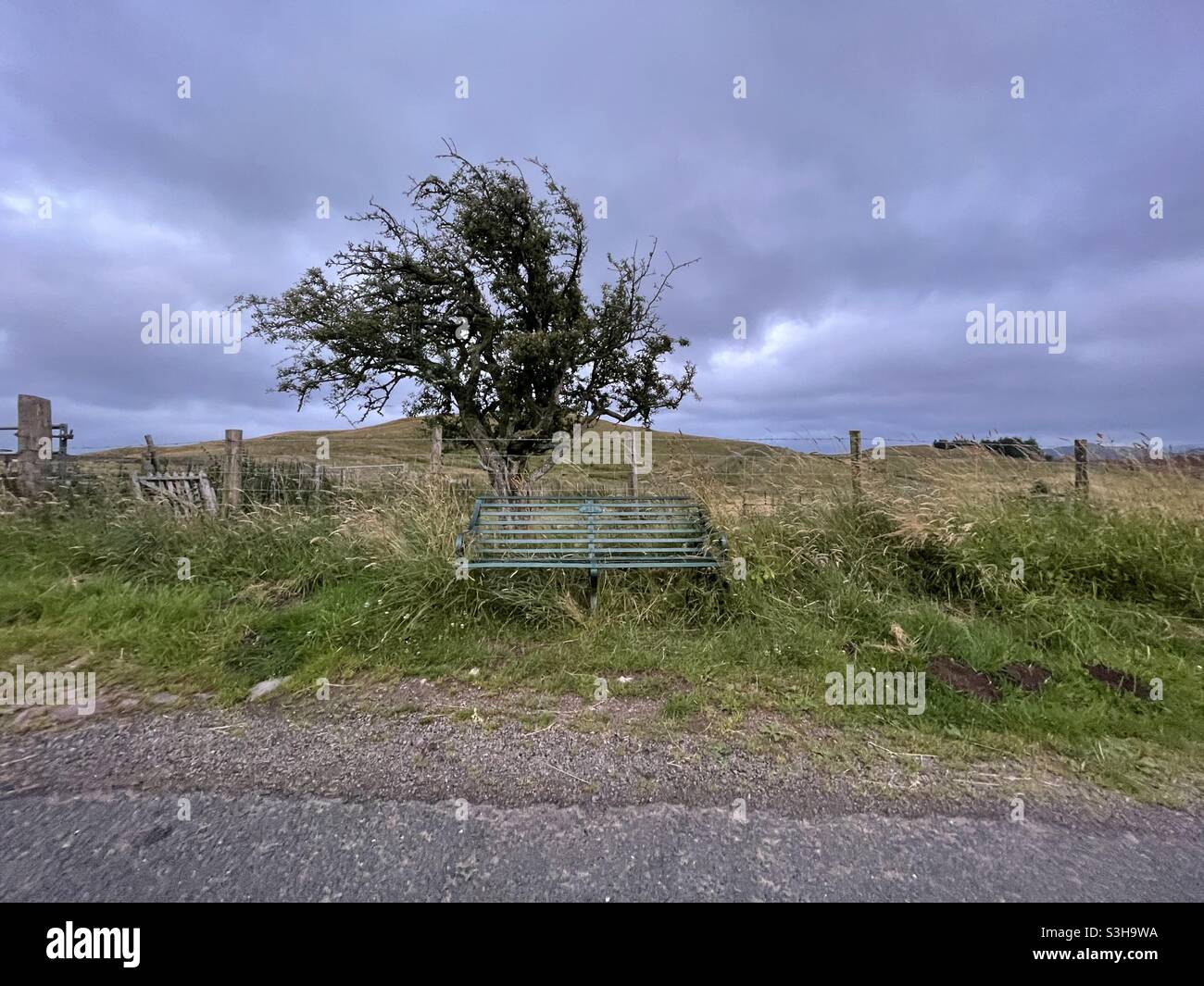 Roadside bench hi-res stock photography and images - Alamy