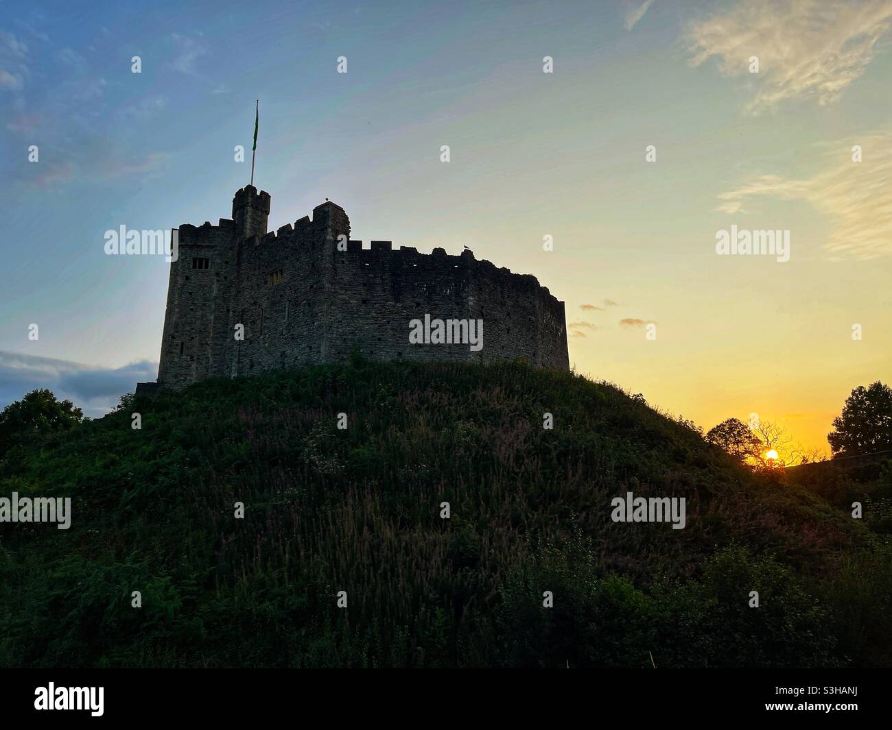 Cardiff silhouette hi-res stock photography and images - Alamy
