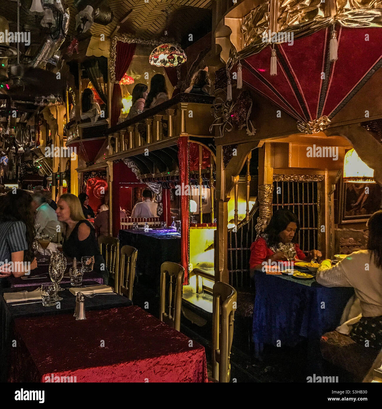 Sarastro restaurant, London Stock Photo - Alamy