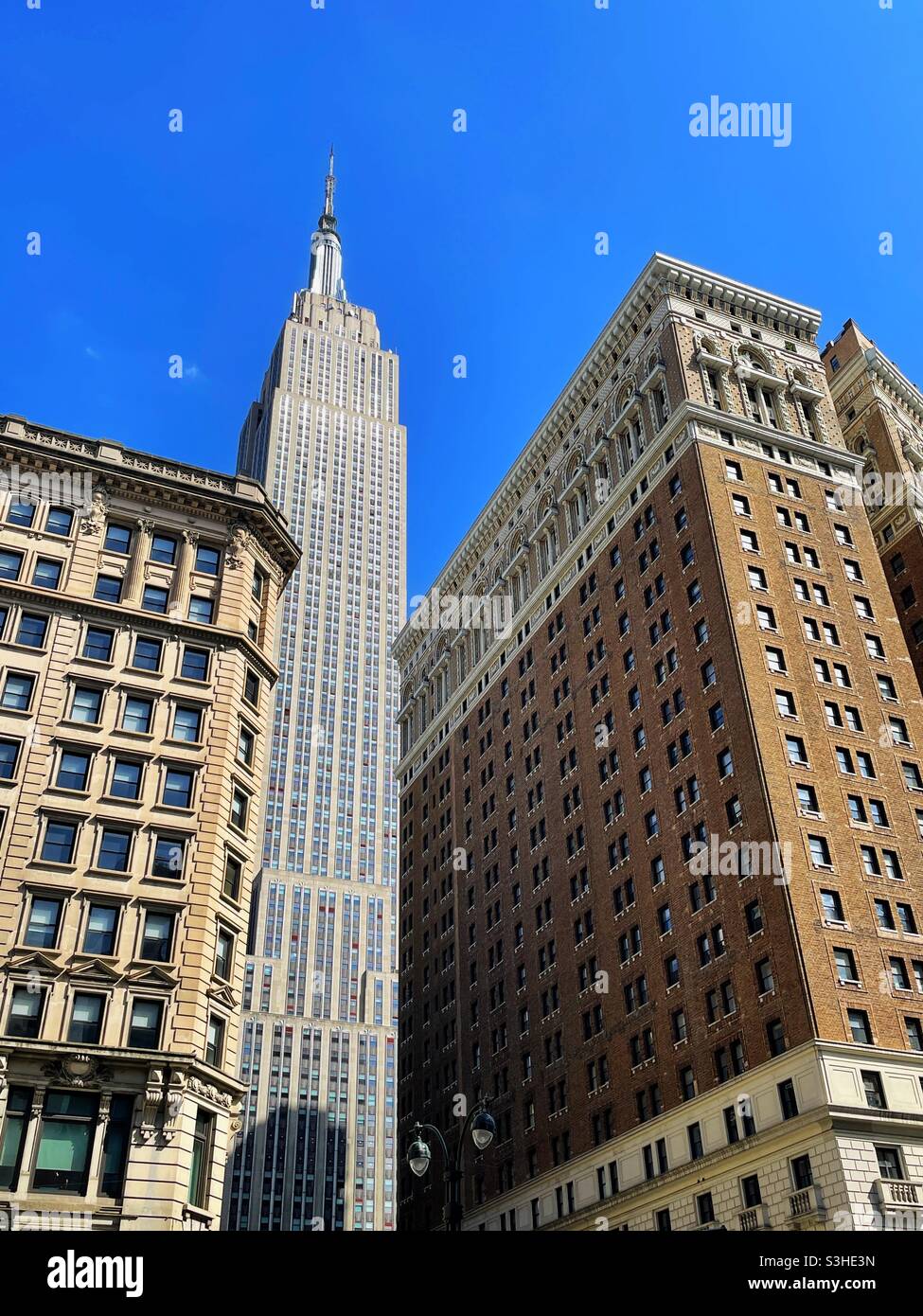 The empire state building and Herald Towers are located on 34th St. in ...