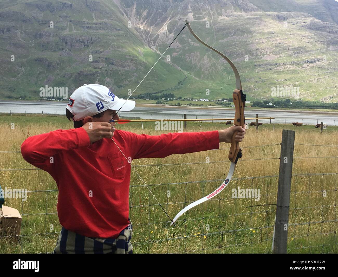 Archery on Loch Torridon, Scotland Stock Photo - Alamy