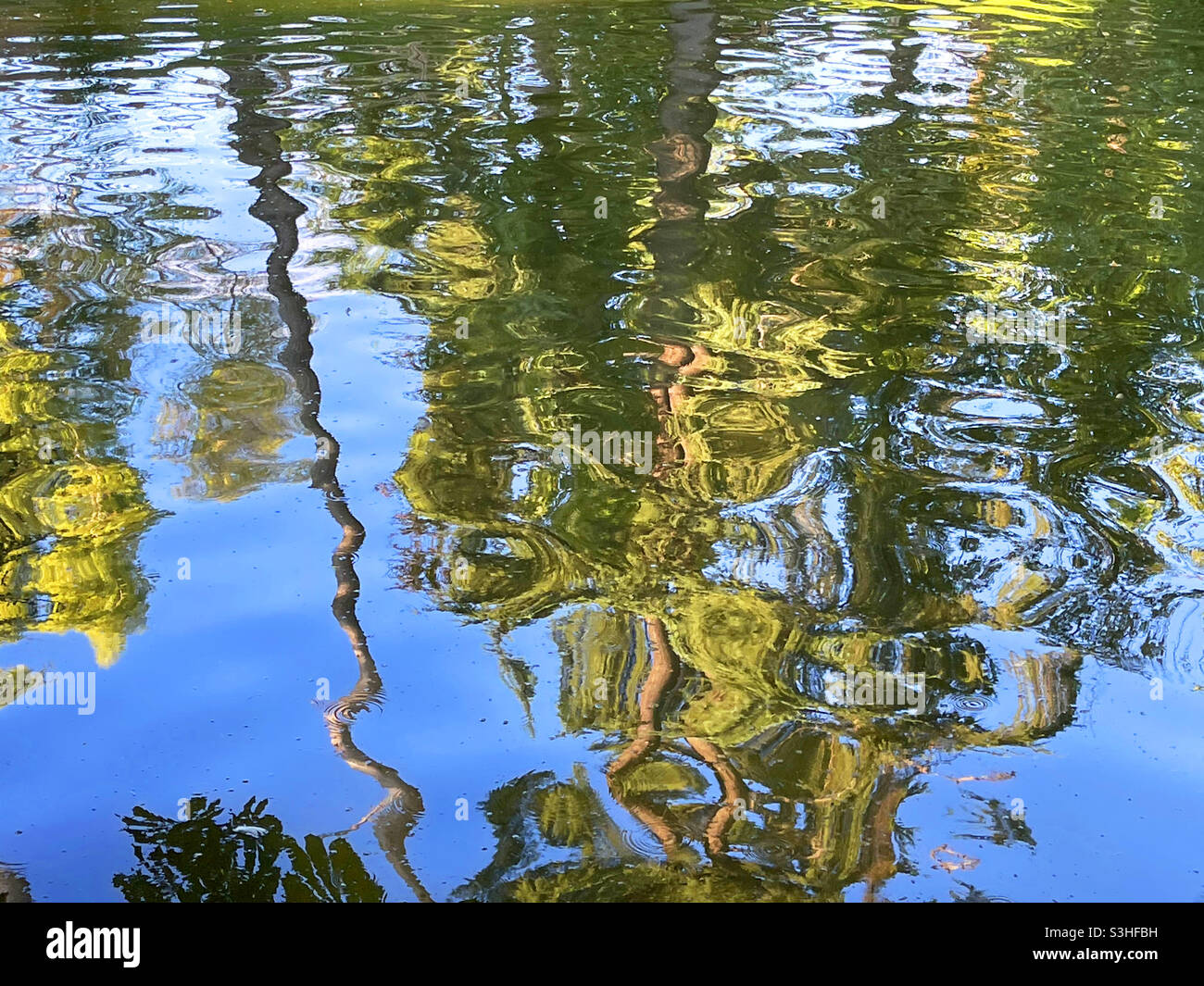 Reflection on water Stock Photo - Alamy