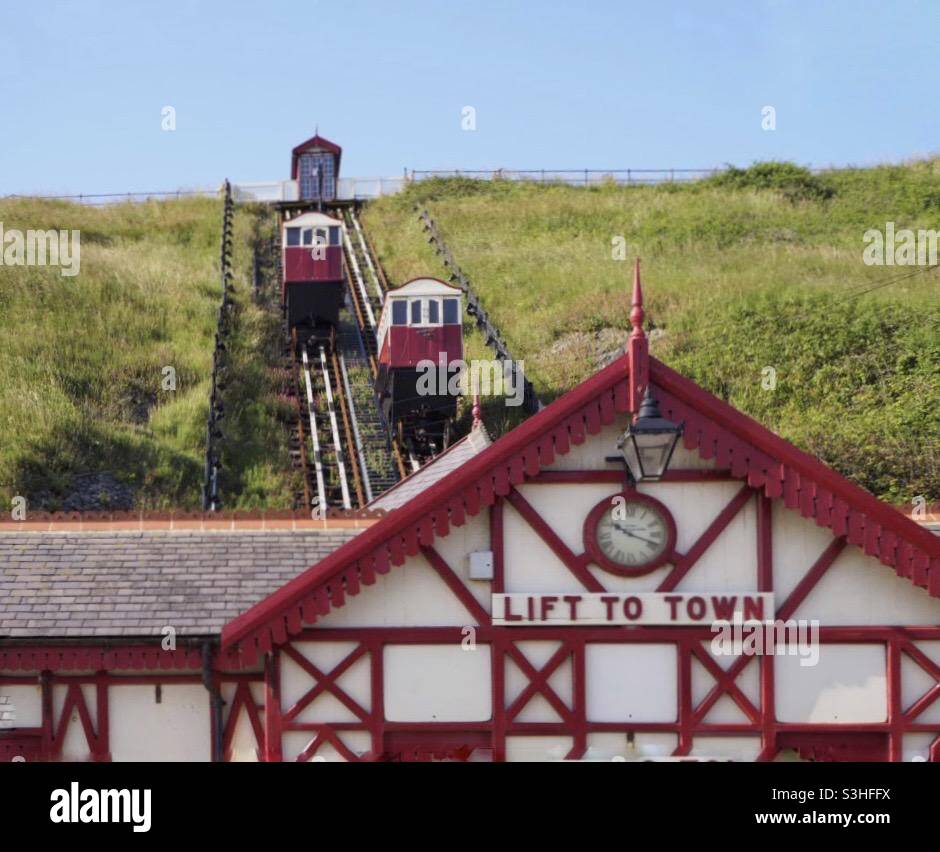 Saltburn funicular railway hi-res stock photography and images - Alamy