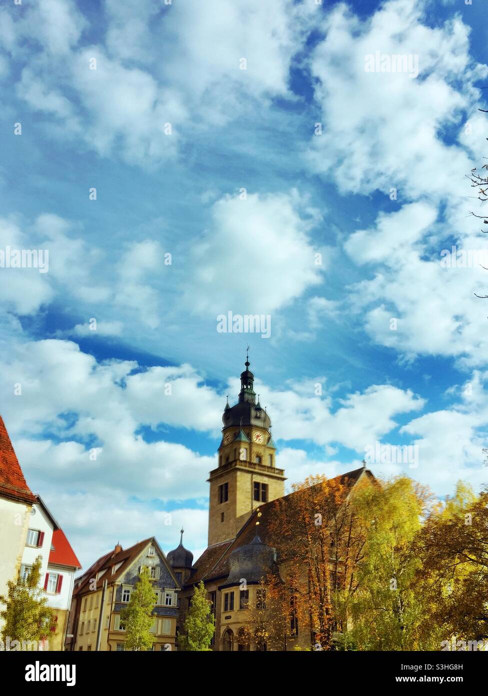 Old church in Neuenstein in Germany Stock Photo - Alamy