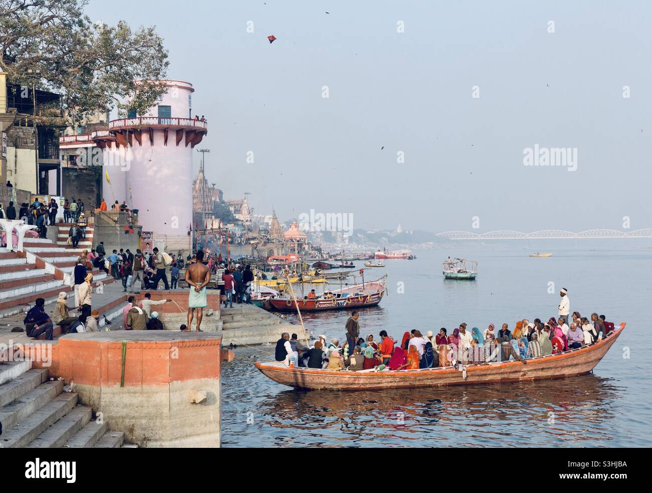 A regular day in varanasi, India Stock Photo - Alamy