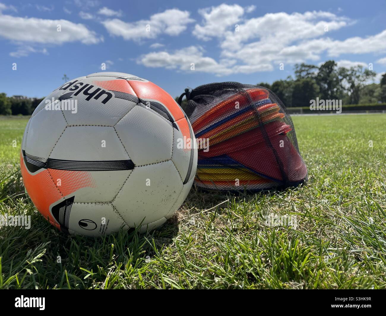 Training cones hi-res stock photography and images - Alamy