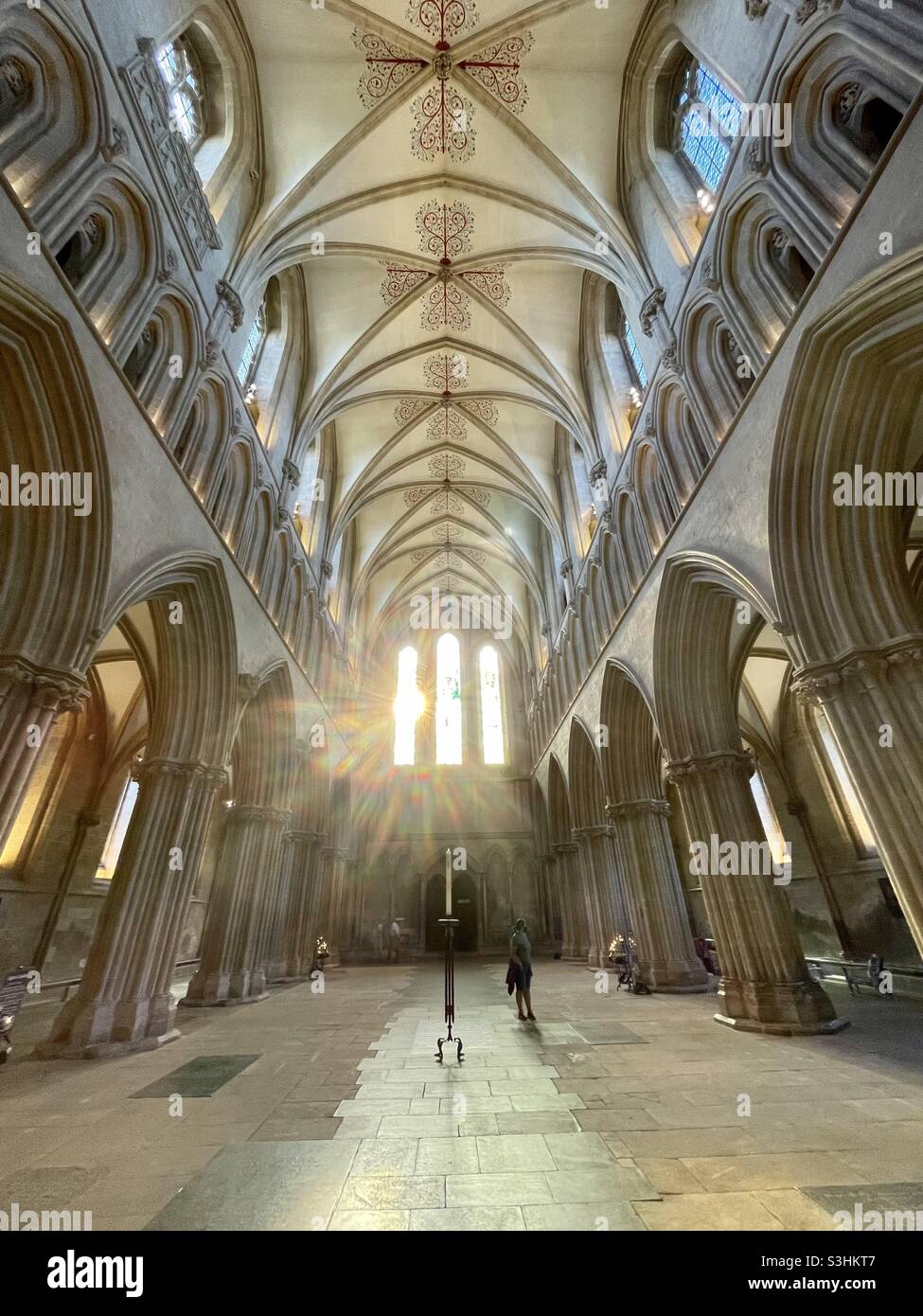 Inside Wells Cathedral Stock Photo - Alamy