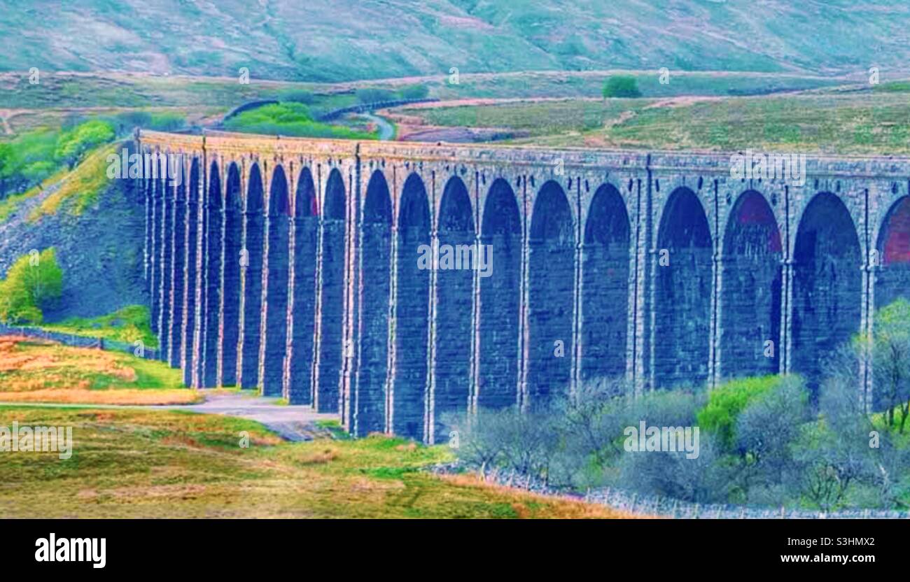 Ribblehead viaduct train hi-res stock photography and images - Alamy