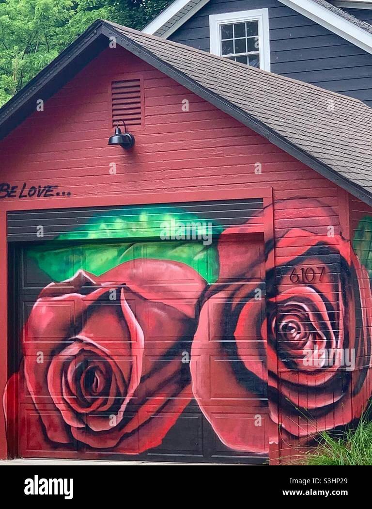 Mural art in Indy Stock Photo - Alamy