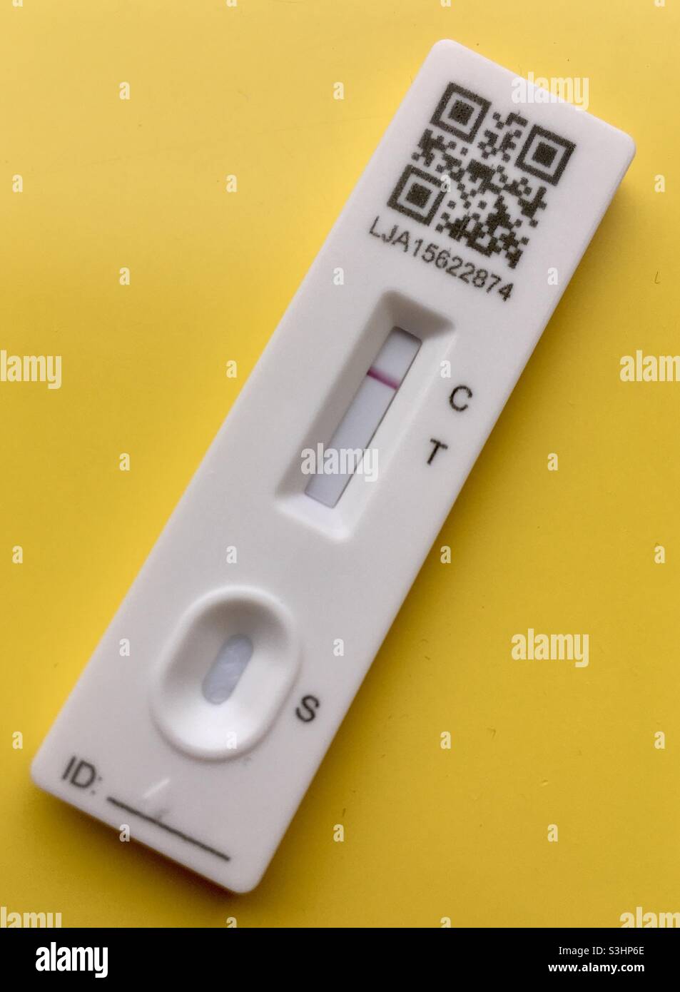 Negative Covid Lateral Flow Test Stock Photo - Alamy