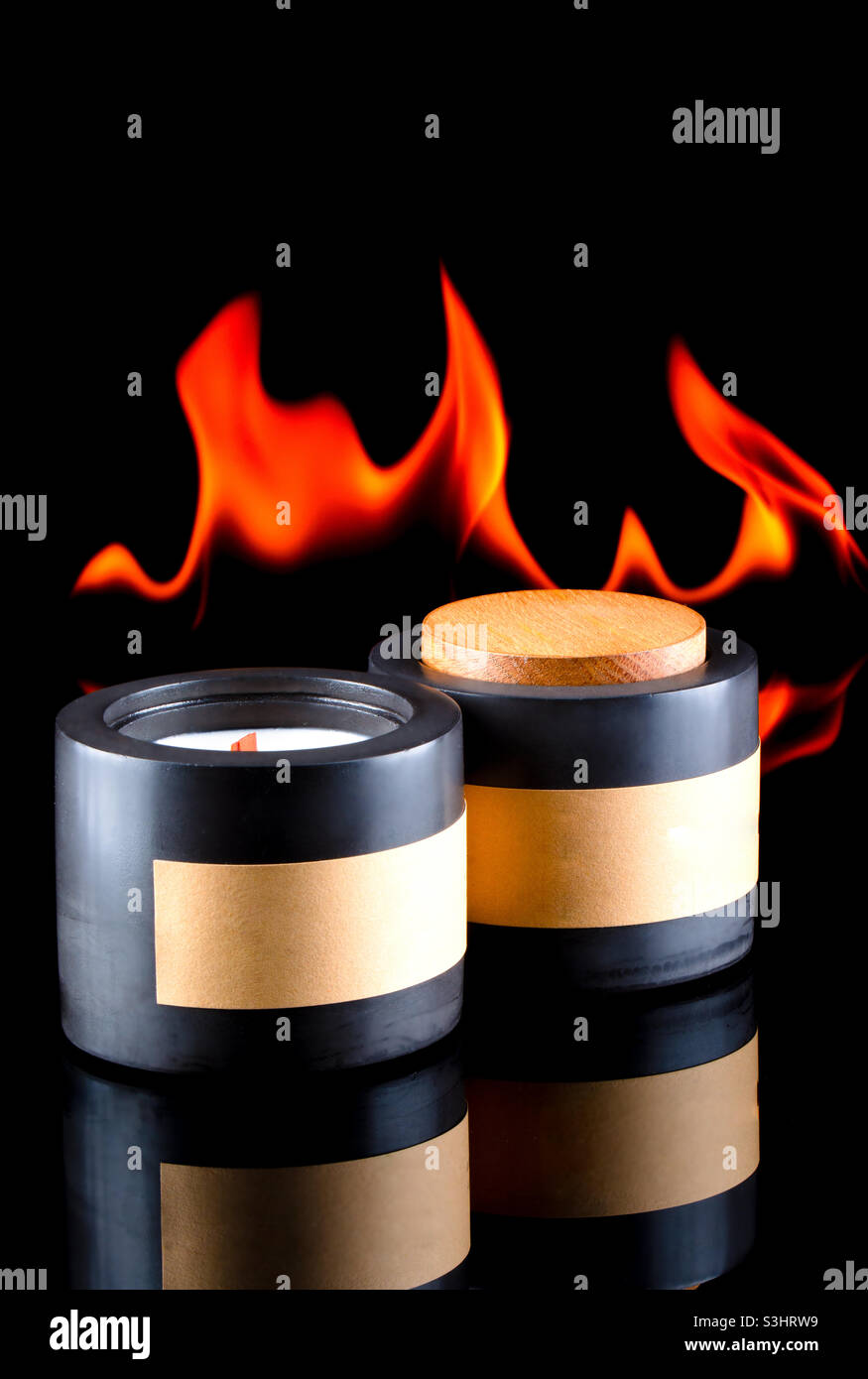 Paraffin fire hi-res stock photography and images - Alamy