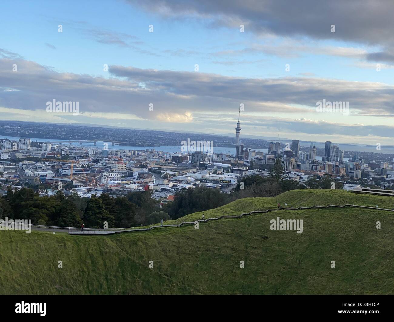 Auckland city aerial hi-res stock photography and images - Alamy