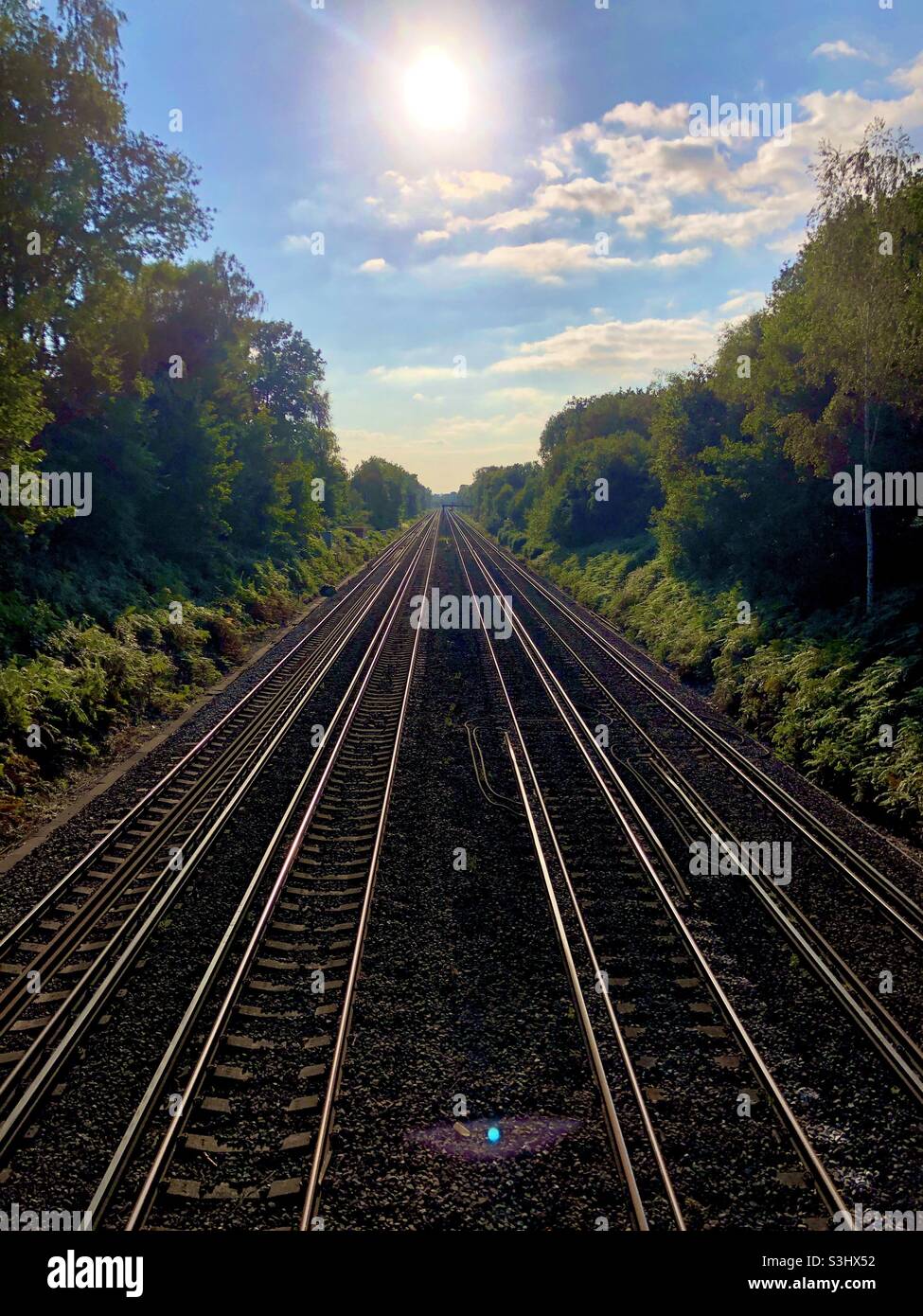 Empty Railway Line High Resolution Stock Photography and Images - Alamy