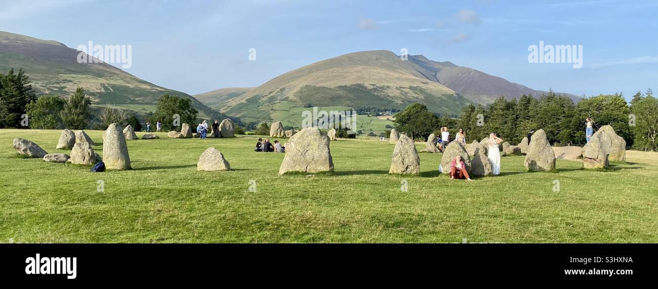 Castlerigg stone circle Stock Photo - Alamy