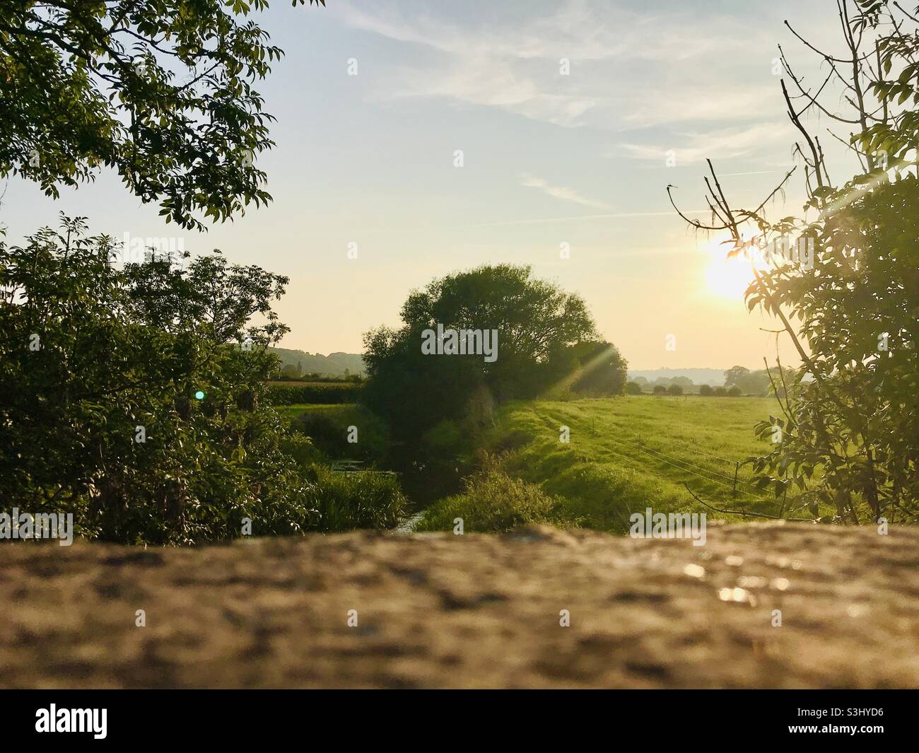 A view from a bridge Stock Photo - Alamy