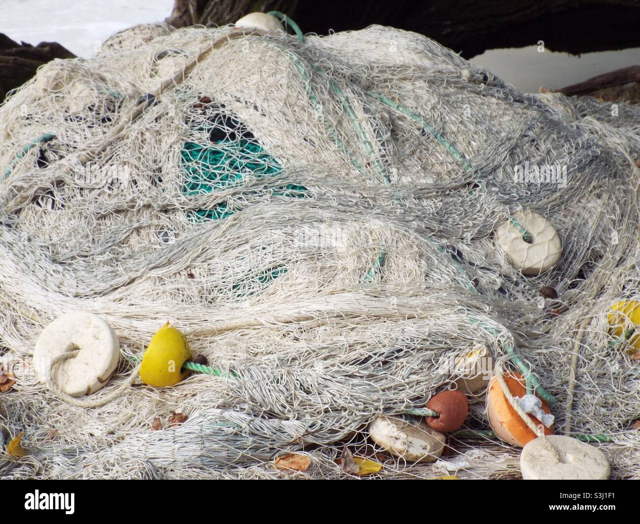 Old fishing net Stock Photo - Alamy