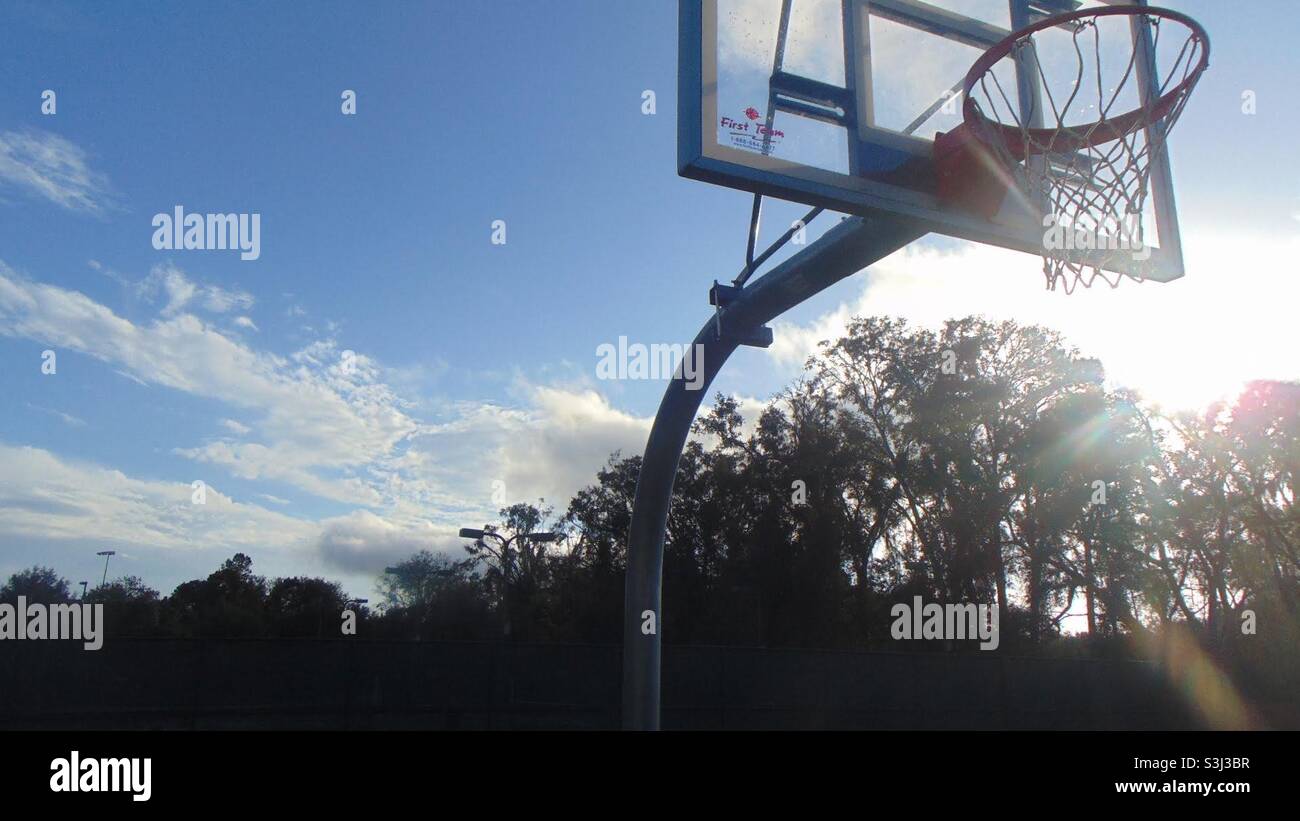 CHAIRES BASKETBALL COURT Stock Photo - Alamy