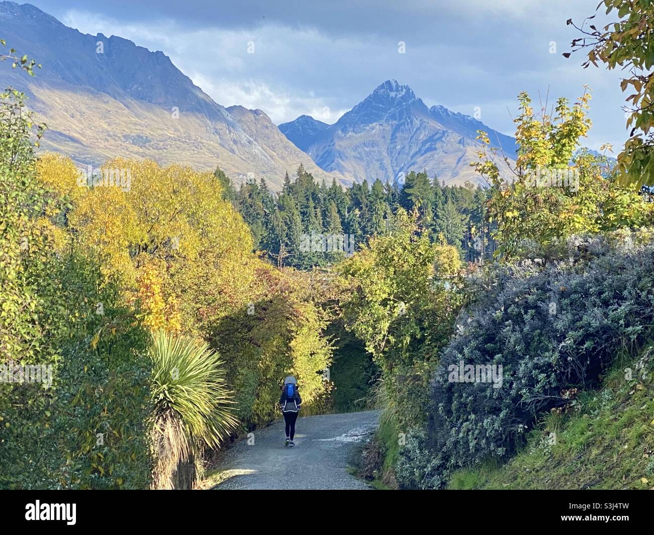 The Autumn Colours of Queenstown, New Zealand Stock Photo - Alamy