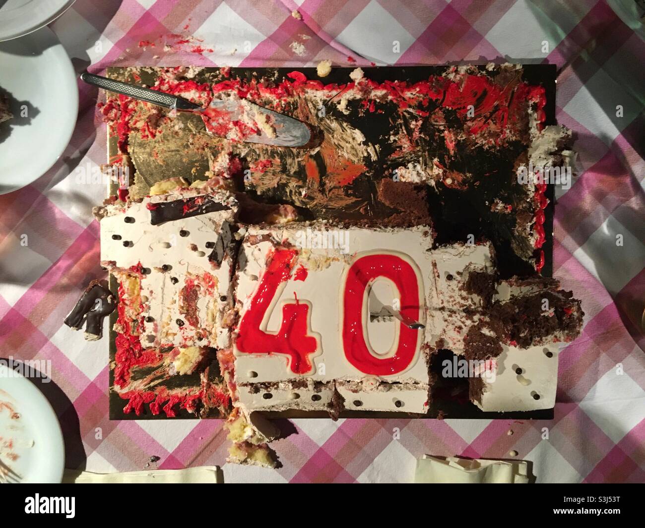 40 birthday cake hi-res stock photography and images - Alamy
