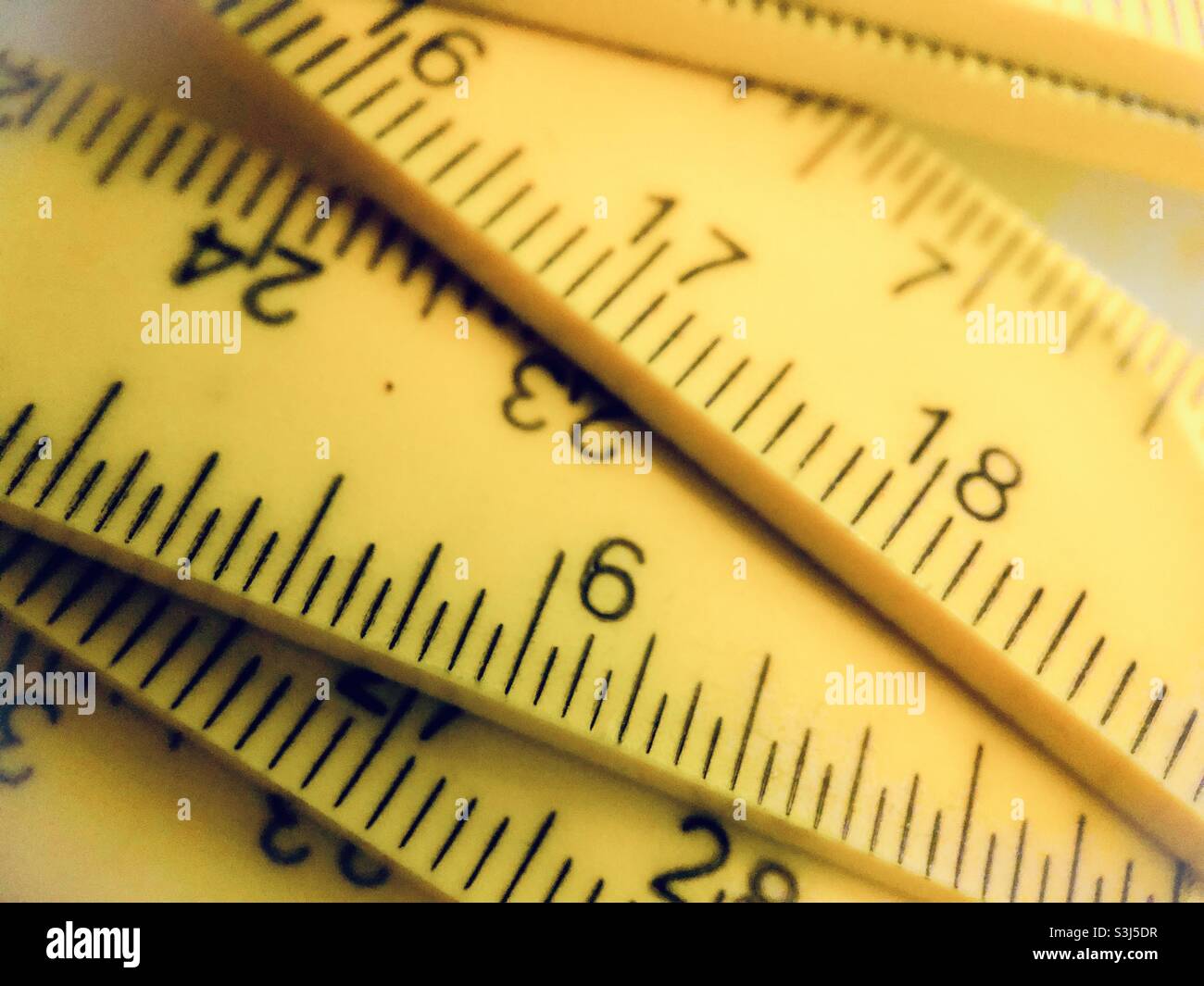 Soft focus measuring tape ruler Stock Photo - Alamy