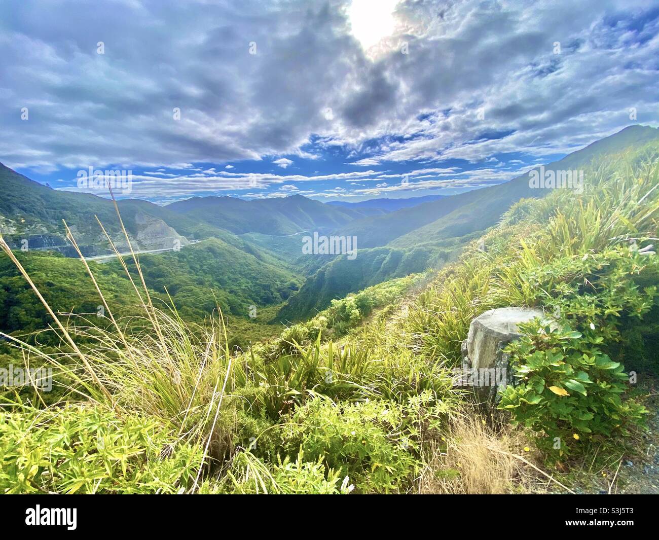 The Lush Green Landscape of Upper Hutt ,Wellington , New Zealand Stock ...