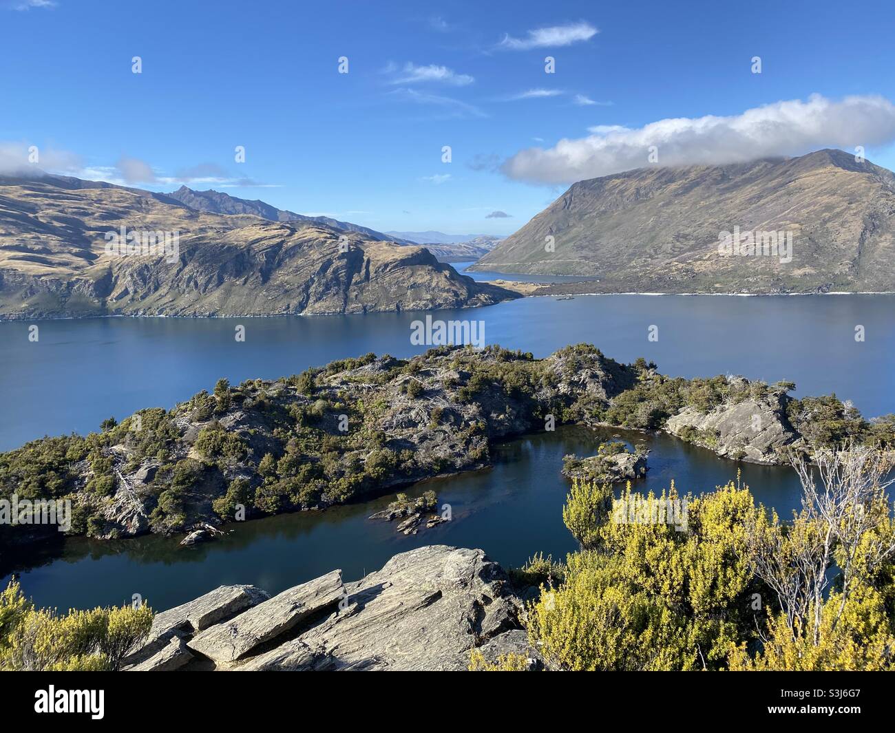 Mou waho island new zealand hi-res stock photography and images - Alamy