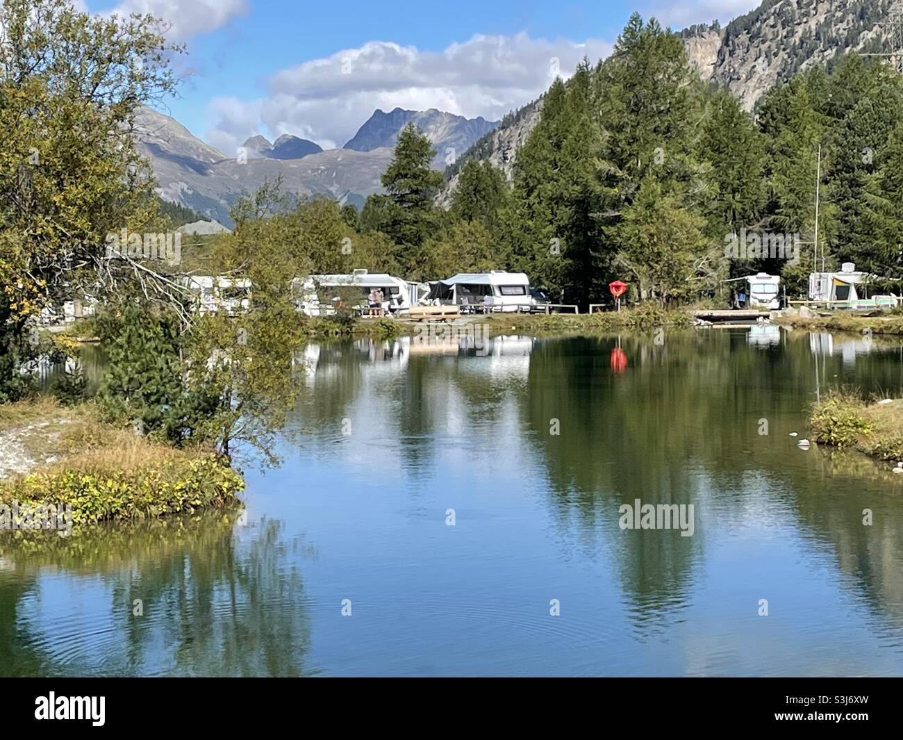 Camping morteratsch hi-res stock photography and images - Alamy