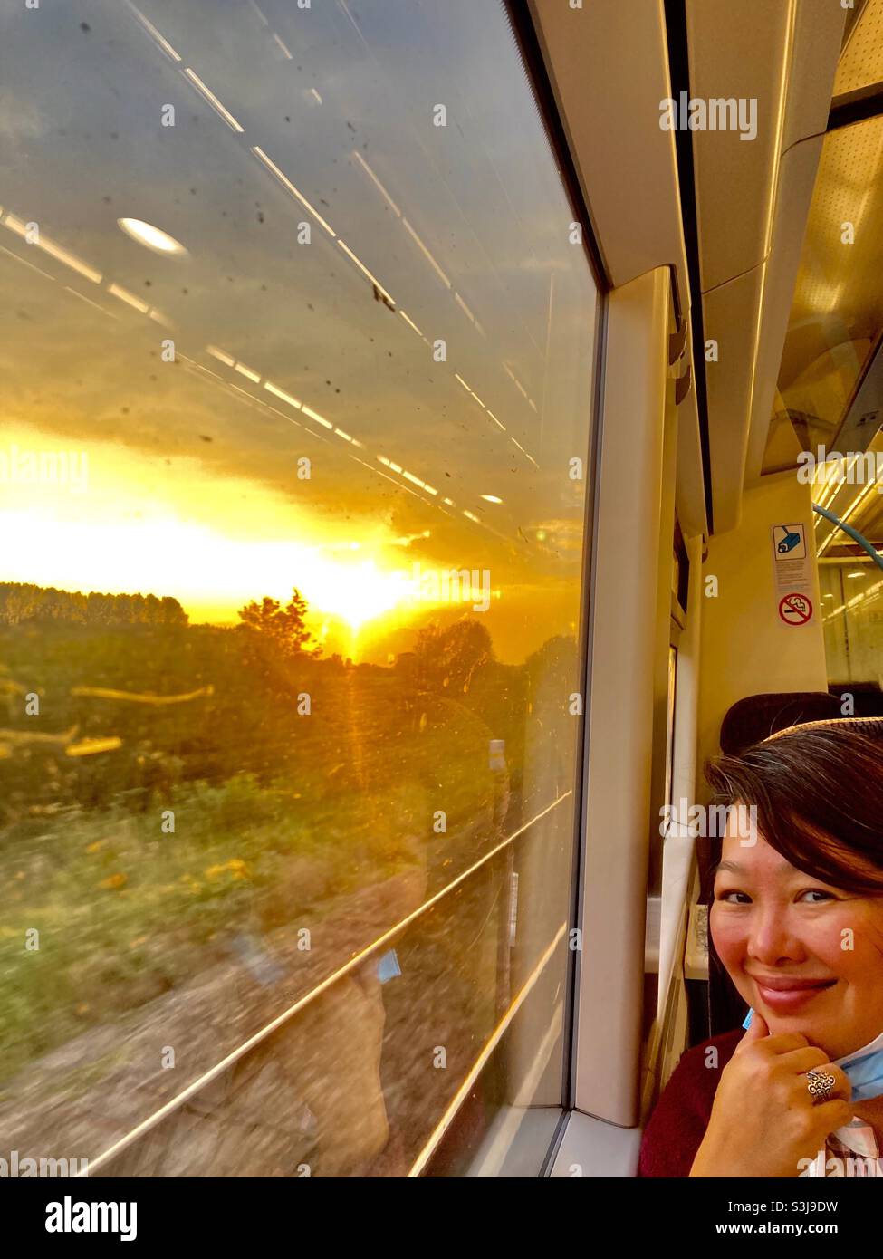 Sunset railway hi-res stock photography and images - Alamy