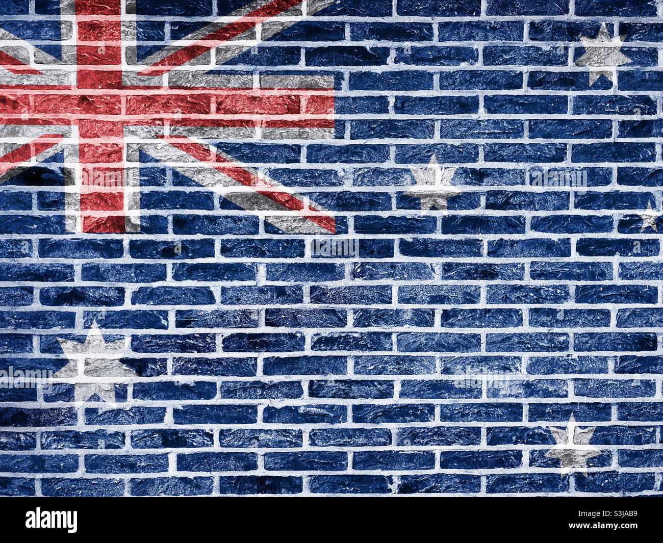 Australian flag on white background hi-res stock photography and images ...