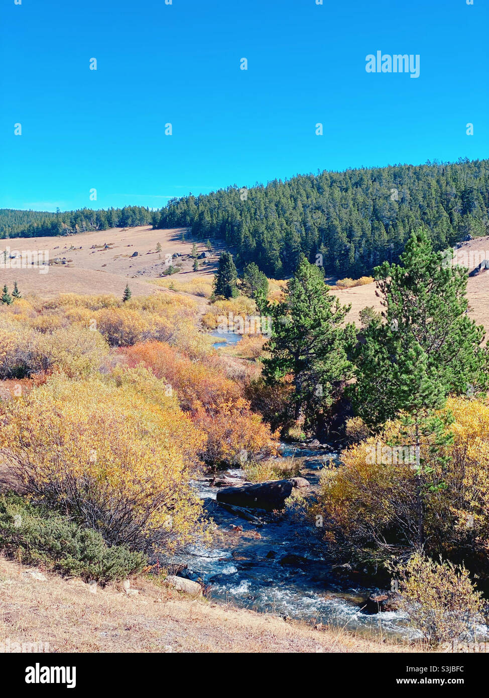 Where the Rivers Run North Stock Photo - Alamy