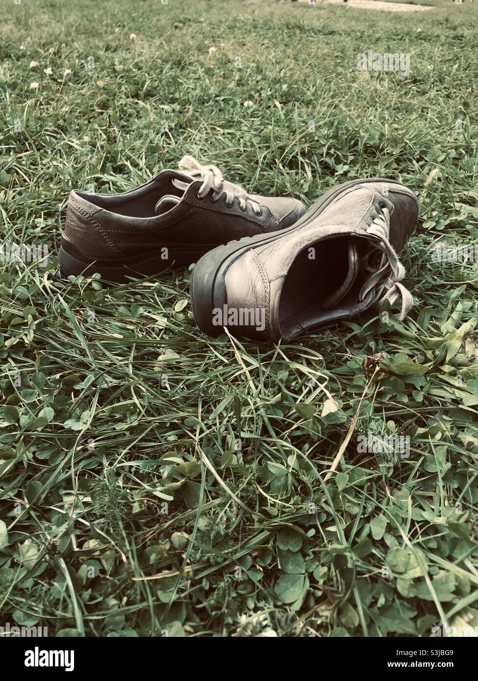 My old style shoes hi-res stock photography and images - Alamy